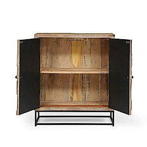 Christopher Knight Home CABINETS, Natural, Black