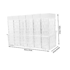 KICHOUSE 2 Sets Kitchen Seasoning Box Dispenser Container Travel Salt Shaker Small Salt Shaker Leakproof Jars Sugar Shaker Sugar Storage Container Anti-Slip Seasoning Jars Seasoning Bottles