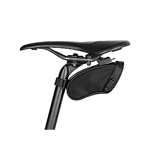 Topeak Aero Wedge Pack, w/ Fixer F11, Micro , Black, ﻿L x W x H 6.6 x 14 x 8.1 cm / 2.6” x 5.5” x 3.2”