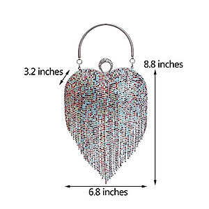 Handbags For Womens Evening Bags Clutches Purse Chain Dress Diamonds Wedding Multi Color