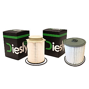 Diesly Pro 6.7L Cummins Fuel Filters | 2019-2024 RAM/Dodge 2500 3500 4500 5500 6.7L Cummins Turbo Diesel Engines | Replaces# 68436631AA, 68157291AA