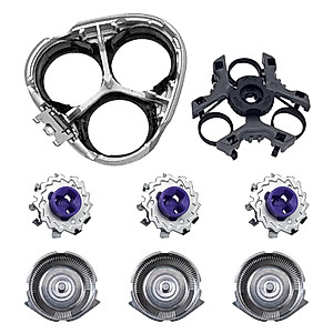 Replacement Complete Head Assembly for Norelco AT830, AT875, AT880, AT895, AT920, AT921, AT940, PT870, PT920, PT925