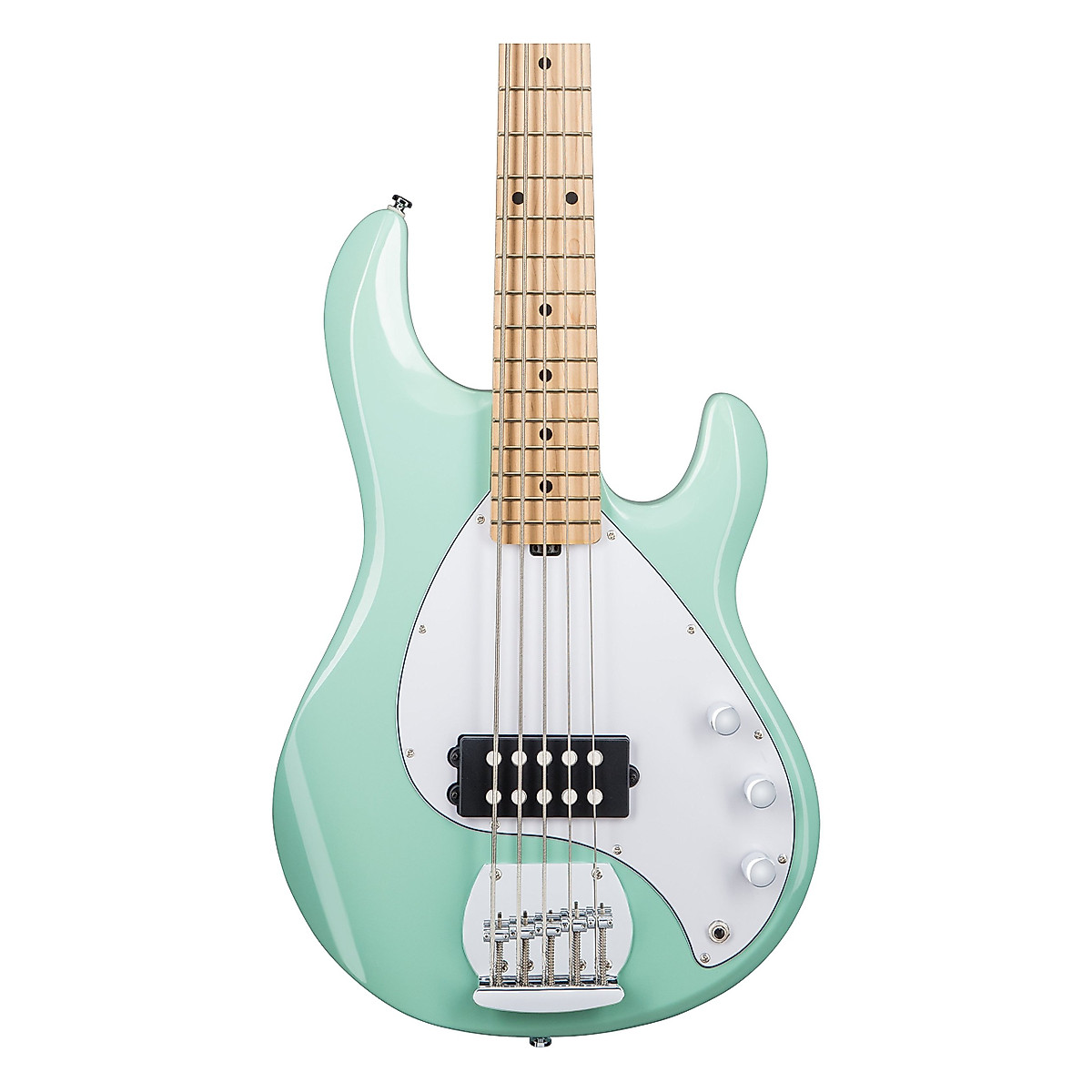 Sterling by Music Man StingRay Ray5 Bass Guitar in Mint Green, 5-String