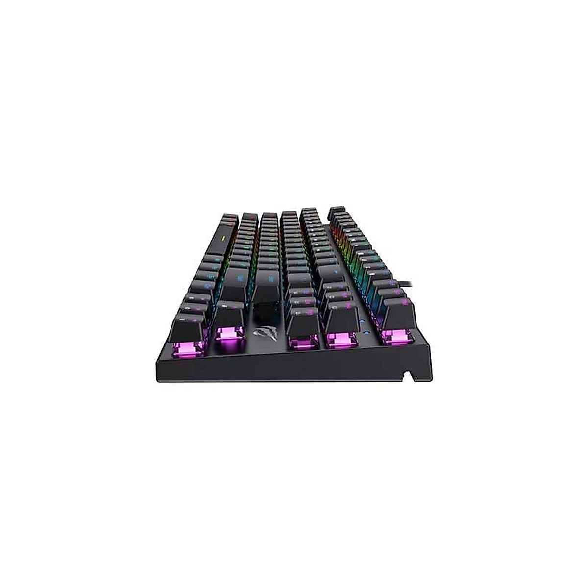 HAVIT KB858L 104 Keys Wired Gaming Keyboard with LED Rainbow Backlit Black
