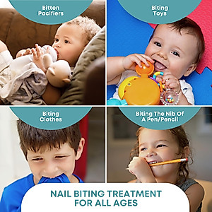 Control-It Natural Nail Biting & Thumb Sucking Solution | 100% Natural Kid Safe Bitter Taste Deterrent | Gentle on Skin, Teeth, Nails | Kids, Adults & Teens | 21 Consecutive Days To See Results