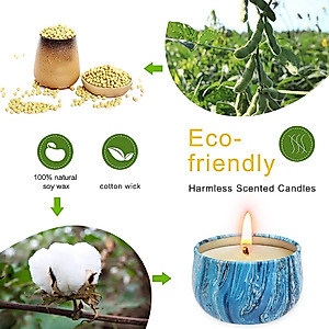 Furnizone Candles Gift Set for Women, Mothers Day Gifts for Mom from Daughter, Aromatherapy Soy Candles Pack, Mini Candle Set, Bulk Gift Sets for Mom Birthday Teachers Day, 9 Pack