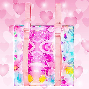 2PCS Booster Seat for Dining Table, Chair Increasing Cushion for Toddler Baby Kids, Portable Dismountable Adjustable Highchair Booster - Unicorn Pink