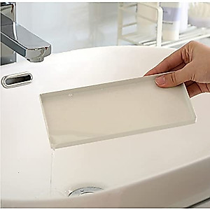 LUVADU ZCX Sink Organizer Kitchen Sink Organiser, Sink Storage Holder,Soap Dish Dispenser Brush Holder Storage Soap Dispenser Organizer (Size : Small)