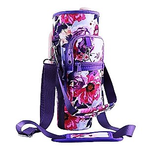 MLKSI Cup Bag for Stanley 40oz Tumbler with Handle, Insulated Sleeve Water Bottle Carrier Bag with Adjustable Shoulder Strap for Stanley Tumbler Accessories Stanley 40 oz Cup