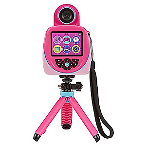 LOL Surprise HD Studio Camera, High-Definition Camera for Photos and Videos, Green Screen for Special Effects and Backgrounds, Flip-Out Selfie Camera, Selfie Stick, Auto Timer, Tripod, Gift Ages 6+