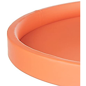 Kraftware Bartenders Choice Serving Tray - Spicy Orange, 14-Inch Food Tray for Coffee Table, Breakfast, Tea, Butler, Countertop, Kitchen, Vanity, Hotel Serve Tray