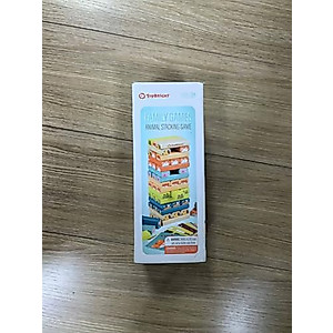 TOP BRIGHT Colored Stacking Board Game for Kids Ages 4-8, 51 Piece Wooden Blocks Toy for Children（New Version ）