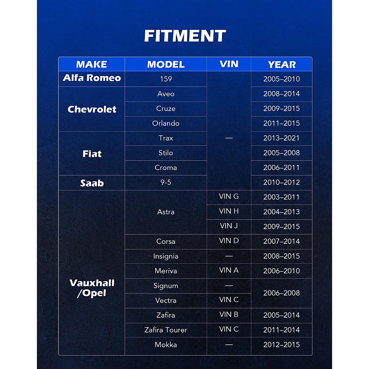 Orion Motor Tech Engine Camshaft Tensioning Locking Alignment Timing Belt Tool Kit Compatible with Chevy Cruze Aveo Alfa Romeo Fiat 16V 1.4 1.6 1.8 en6340 km6340