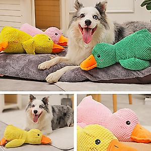 bokando Noovelo-Noovelo Calming Duck Toy, Calming Duck Dog Toy, Calming Duck Dog Toy Bright Yellow, Calming Duck Toy for Dogs, Best Friends Calming Duck Toy, Mellow Dog Calming Duck (Yellow+Yellow)