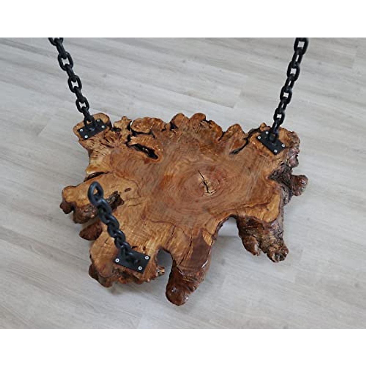 Live Edge Olive Tree Root Amazing Naturally Form Wood Slab, Big Coffee Table 79X 77 cm (Handmade)