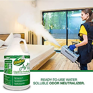 OdoBan Professional Series Ready-to-Use Air Liquid Air Freshener, Set of 3, 1 Gallon Each, Cherry, Spring Fresh and Lavender Variety