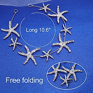 Bienvenu Women's Girl's Hair Head Band Starfish Headwear Hair Beach Wedding