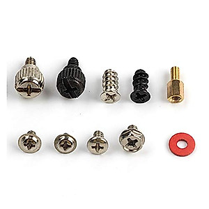 Taoyouzj Screws 228pcs Computer PC Screw Assortment Kit DIY Computer PC Screws Set with Plastic Case for Motherboard Case Fan CD-ROM Hard Disk