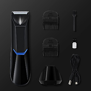 Trimmer for Men, Gift for Men,Bikini Trimmer for Women Pubic Hair, Electric Groin Hair Trimmer, IPX7 Waterproof Wet / Dry Clippers, Body Trimmer and Shaver for Men & Women with LED Indicator, Cordless