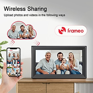 Livingpai 16 inch WiFi Digital Picture Frame, Touch Screen Smart Digital Photo Frame with 32GB Storage, Electronic Picture Frame, Gifts for Women, Men, Mom, Dad