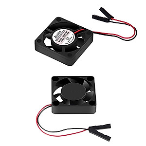 Aokin for Raspberry Pi Cooling Fan DC 5V/3.3V Brushless CPU Cooling Fan with Screws for Raspberry Pi 4 B, Pi 3 B+, Pi 3 B, Pi 2 B, Pi 1 B+, RetroFlag NESPI Case, etc, 1 Pack