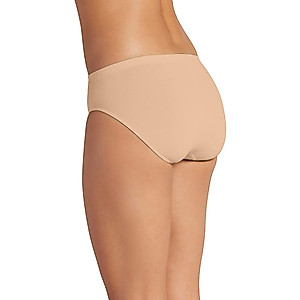 Jockey Women's Underwear Comfies Microfiber French Cut - 3 Pack, Light, 8