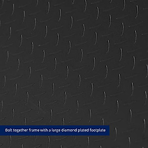 Titan Fitness Plate-Loaded Dedicated Linear Hack Squat Press Machine, 700 LB Sled Carriage, Compact Leg Press