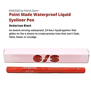 ONE/SIZE by Patrick Starrr Point Made Waterproof Liquid Eyeliner Pen - 24-Hour Longwear, Smudgeproof, Precise Black Makeup Eye Liner, Vegan, Cruelty Free