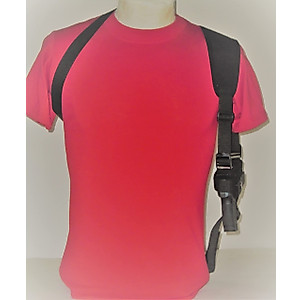 Federal Holsterworks Shoulder Holster for Sig Sauer P365 & P365 SAS Right-Handed, Horizontal Carry for Use Without Laser or Optics Black sdwvp365