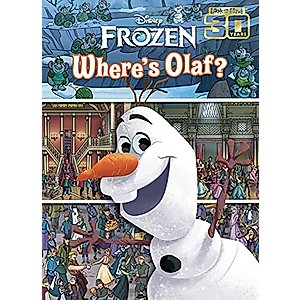 Disney Frozen - Where’s Olaf? Look and Find Activity Book - Includes Elsa, Anna, and More Frozen Favorites - PI Kids