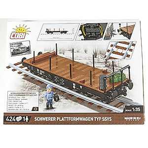 COBI Historical Collection WWII Schwerer Plattformwagen Type Ssys