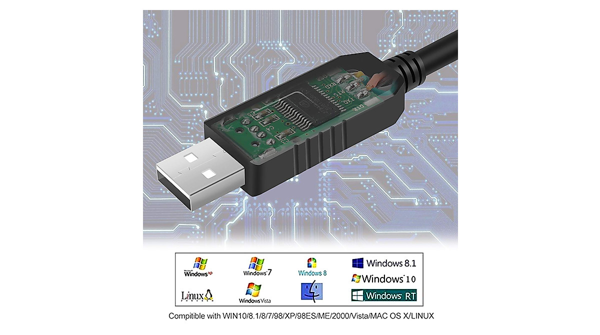 Ioptron Telescope Control Cable USB RS232 to RJ9 for Equatorial Mounts