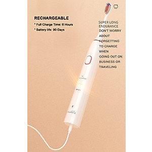 corpereal Portable Rechargeable 3 Mode Sonic Electric Toothbrush