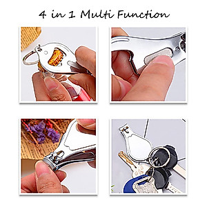 60pcs Personalized Custom Nail Clipper Bottle Opener Keychain Engraved Any Text/Logo Wedding Favors, Brewery, Bar, Anniversaries, Party, Restaurant, Manicure, Guests, Travel