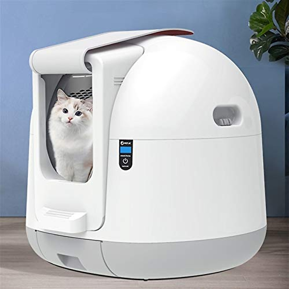 HONGFEISHANGMAO Cat Box Fully Enclosed Automatic Cat Litter Box Large Cat Toilet Intelligent Silent Pet Toilet Cat WC Pet Product Cat Furniture