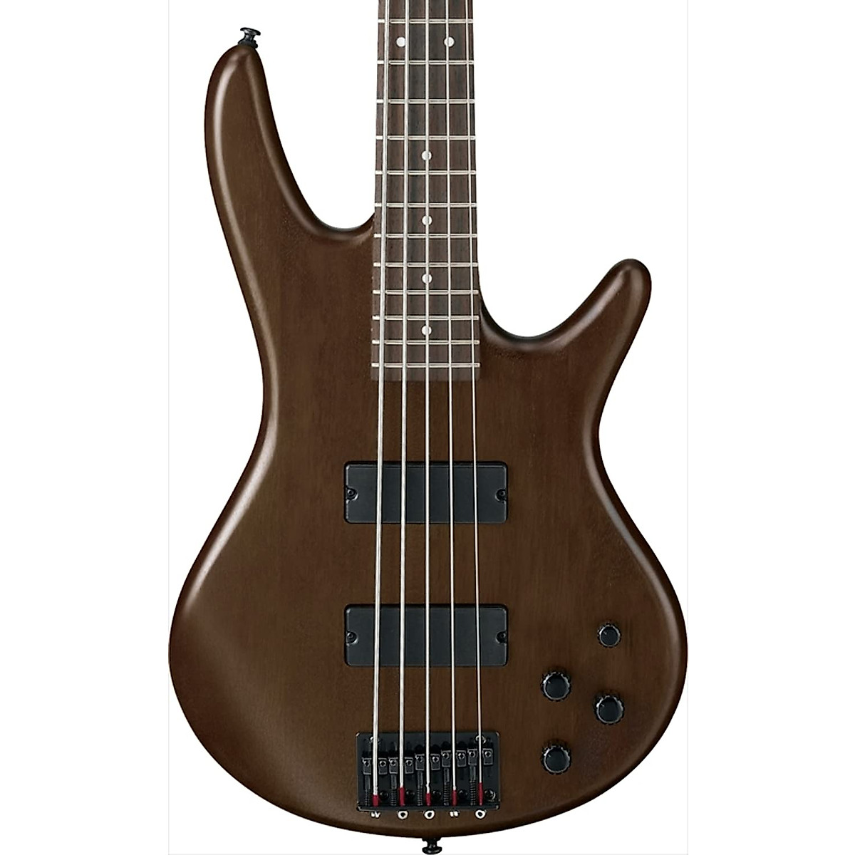 Ibanez 5 String Bass Guitar, Right, Walnut (GSR205BWNF)