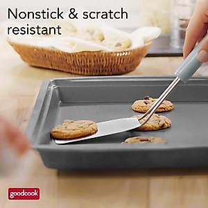 GoodCook 15" x 10.5" Premium Nonstick Carbon Steel Crispy Bacon Multipurpose Baking Pan Set