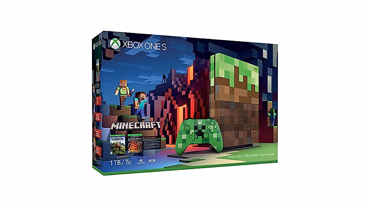 Xbox One S 1TB Minecraft Bundle - Limited Edition Console