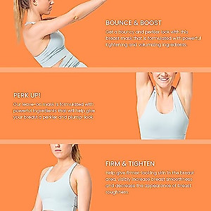 Breast Enhancement Cream - Gentle Formula for Breast Growth & Breast Enlargement, Breast Growth Enhancer Cream to Lift, Firm, and Tighten Breasts - Powerful and Potent Formula for Sensitive and All Skin Types