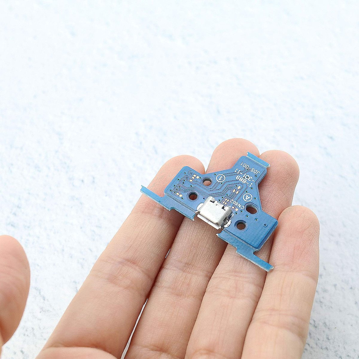 Create idea 2Set USB Charging Port Socket Board JDS-001 Compatible with PS4 V1 Wireless Controller with 14Pin Ribbon Cable