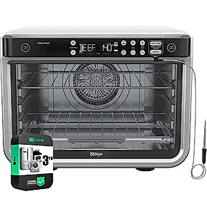 Ninja DT2550 Foodi 10-in-1 Smart XL Air Fry Oven (Renewed) Bundle with 3 YR CPS Enhanced Protection Pack