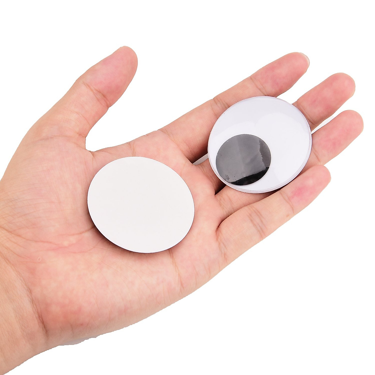 Sunmns 2 Inch Wiggle Eyes with Self Adhesive, 12 Pack