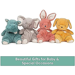 GUND Baby Oh So Snuggly Hippo Large Plush Stuffed Animal for Babies and Infants, Teal, 12.5”