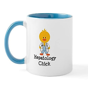 CafePress Hepatology Chick Mug Ceramic Coffee Mug, Tea Cup 11 oz