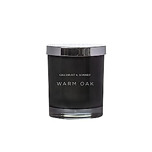 Gilchrist & Soames Warm Oak Luxury Candle (8oz), Grapefruit, Spice, and Cedar Wood - USA Poured, Coconut Oil and Soy Wax Blend, Cotton Wick