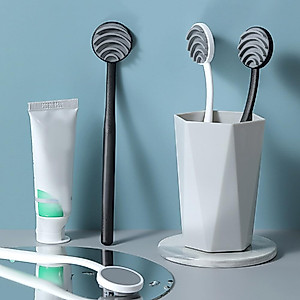 EXCEART 5pcs scraper tool silicone spatula cleaning brush household brush cleaners for adults breath freshening cleaners scrubber 2 in 1 gel cream plastic