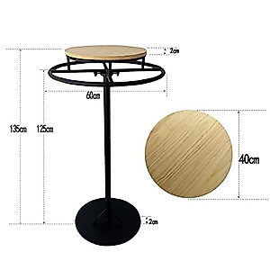 HIYOUGO Round Clothing Rack Retail Spiral Dress Rack Retail Store Suppliesshoe Rack Shirt Garment Pipe Rack for Clothes Boutique Supplies Display Portable Floor-standing Hanging Rack