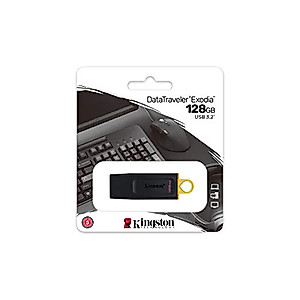 Kingston DataTraveler Exodia 128GB USB 3.2 Flash Drive DTX/128GB,Black