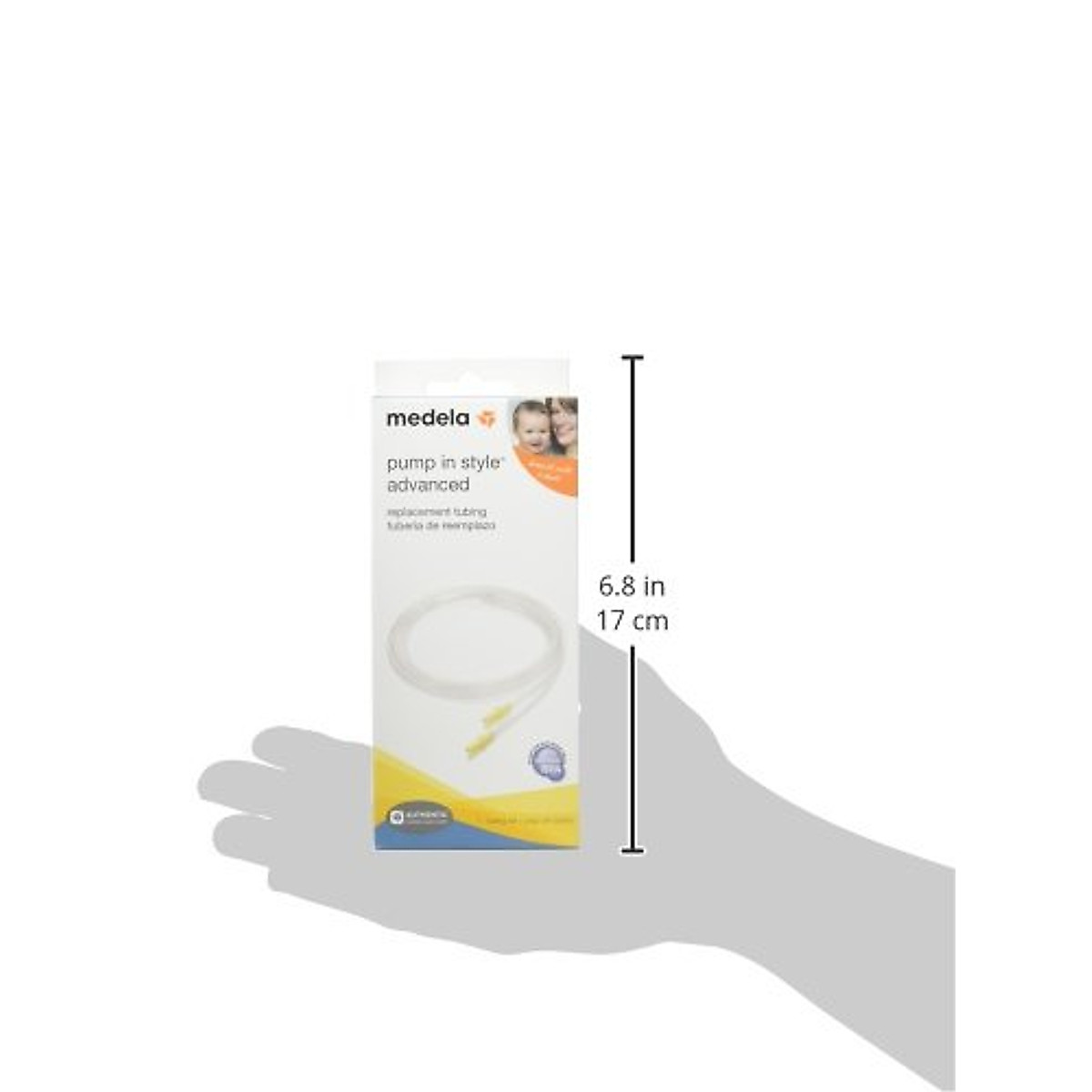 Medela Pump in Style Replacement Tubing, Authentic Spare and Replacement Breast Pump Parts Made Without BPA, Use with Pump in Style Advanced, Breastpumps, 1 Count (Pack of 1)