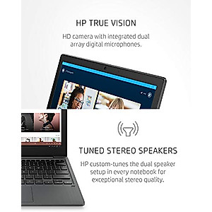 HP Chromebook 11-inch Laptop - MediaTek - MT8183 - 4 GB RAM - 32 GB eMMC Storage - 11.6-inch HD Display - with Chrome OS™ - (11a-na0010nr, 2020 model)